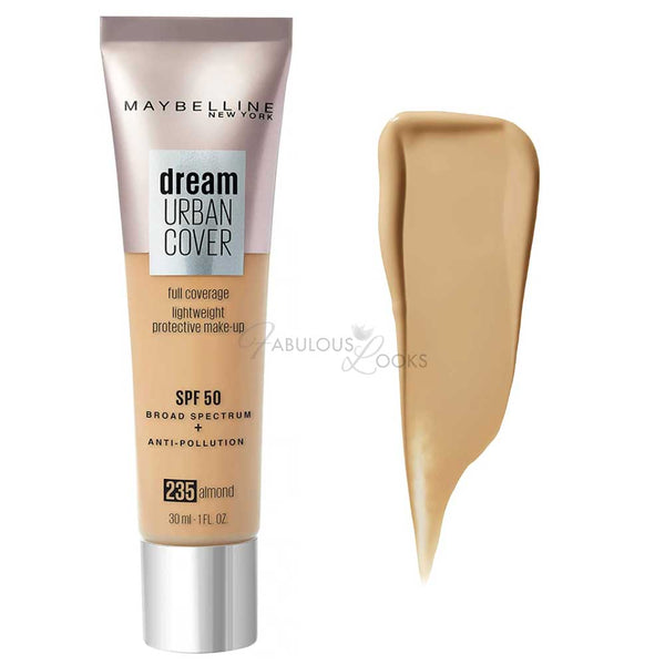 Maybelline Dream Urban Cover All In One Foundation SPF 50 235 Almond