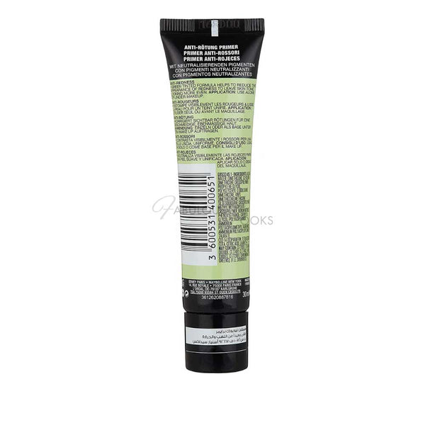 Maybelline New York Face Studio Anti Redness Primer, 30 Green, 30ml ...