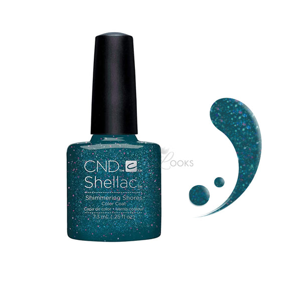 CND Shellac Gel Nail Polish 7.3 ml - SHIMMERING SHORES – FabulousLooksUK