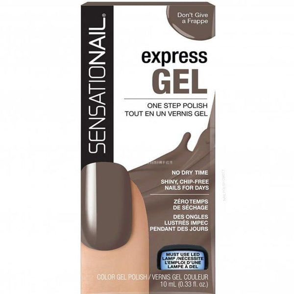 Sensationail Express Gel Nail Polish Colour Don't Give A Frappe ...